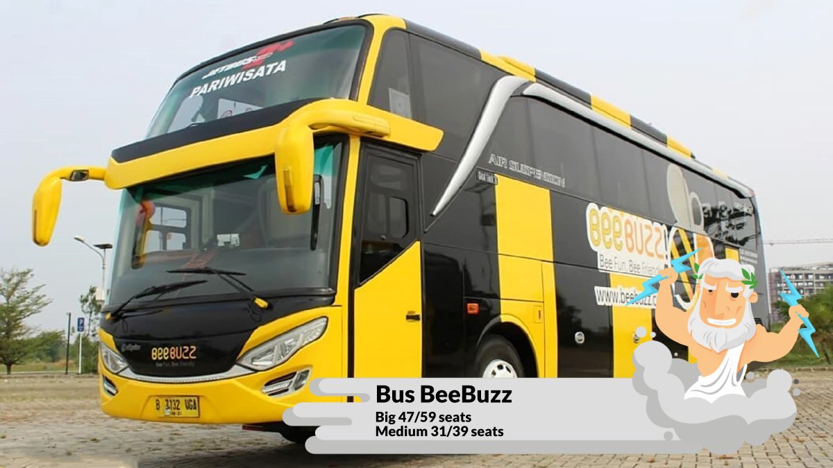 Sewa Bus Pariwisata BeeBuzz Murah Terpercaya - Dewabus